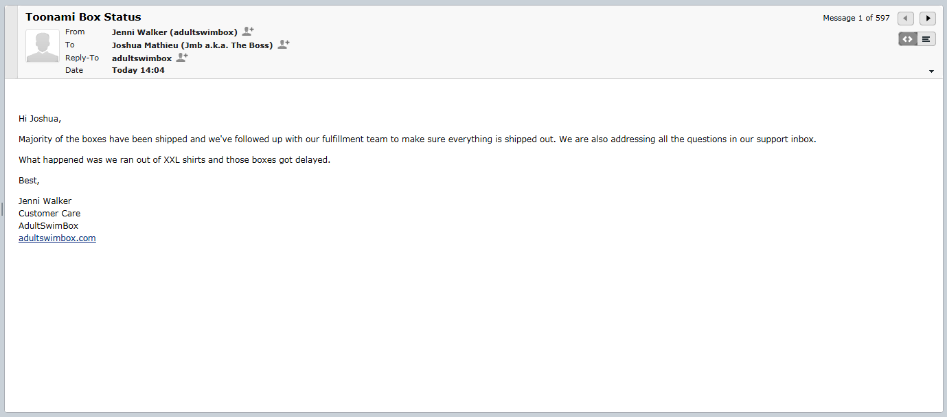 Box Blvd Jenni Walker. - Toonami Squad