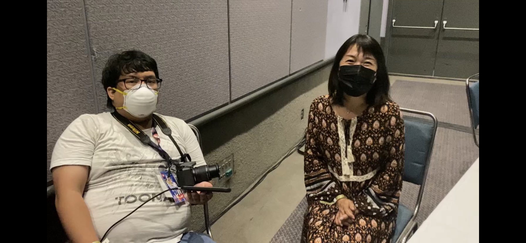 Daniel with Maki AX 2022 - Toonami Squad